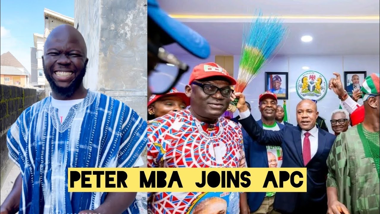 Governor Peter Mba has joined APC finally - YouTube