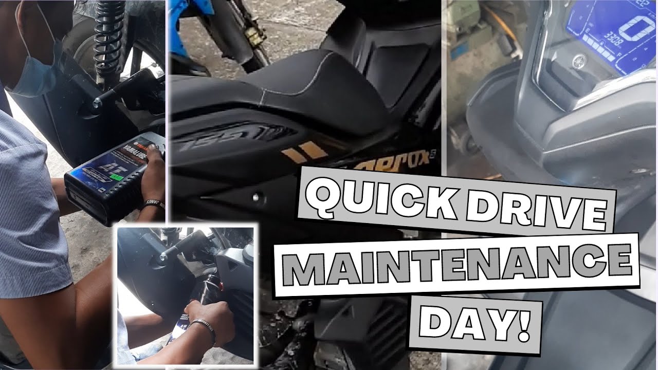 GEAR OIL AND 2ND CHANGE OIL | YAMAHA AEROX 155 ABS 2021 - YouTube