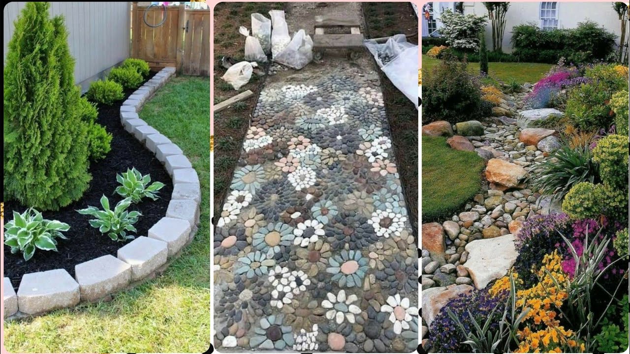 CREATIVE AND UNIQUE ROCKS LANDSCAPING FOR GARDEN - YouTube