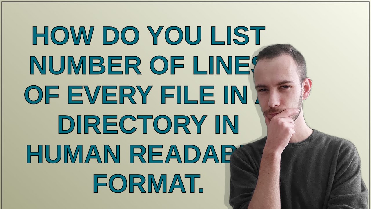 Unix How Do You List Number Of Lines Of Every File In A Directory In 0024