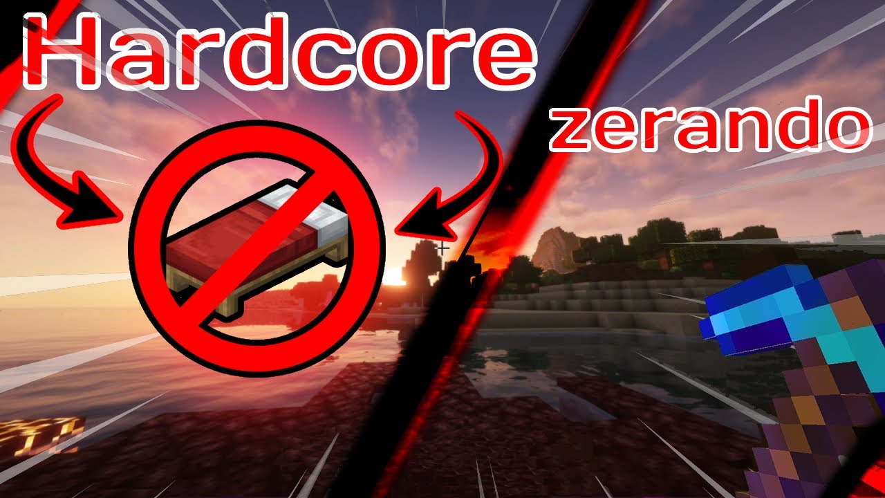 ZERANDO O MINECRAFT NO HARDCORE (SEM DORMIR) - DESAFIO HARDCORE - YouTube
