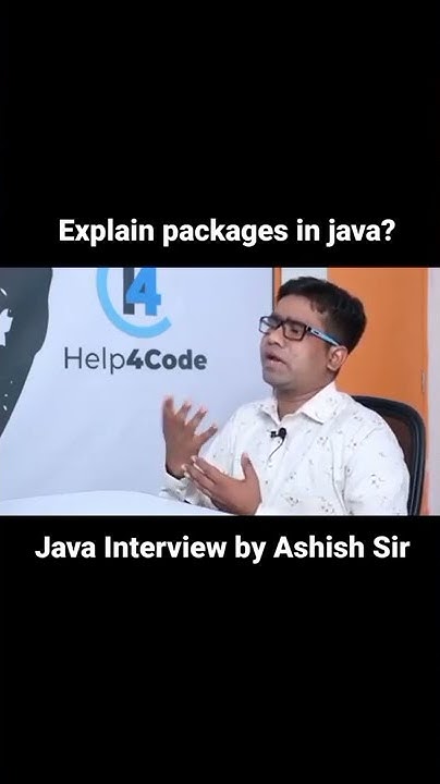 explain packages in java? by Ashish Gadpayle sir | #interview #java #packages - YouTube