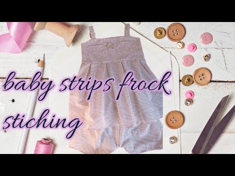 baby girl strips frock design ###بےبی گرل فراک ڈیزائن - YouTube