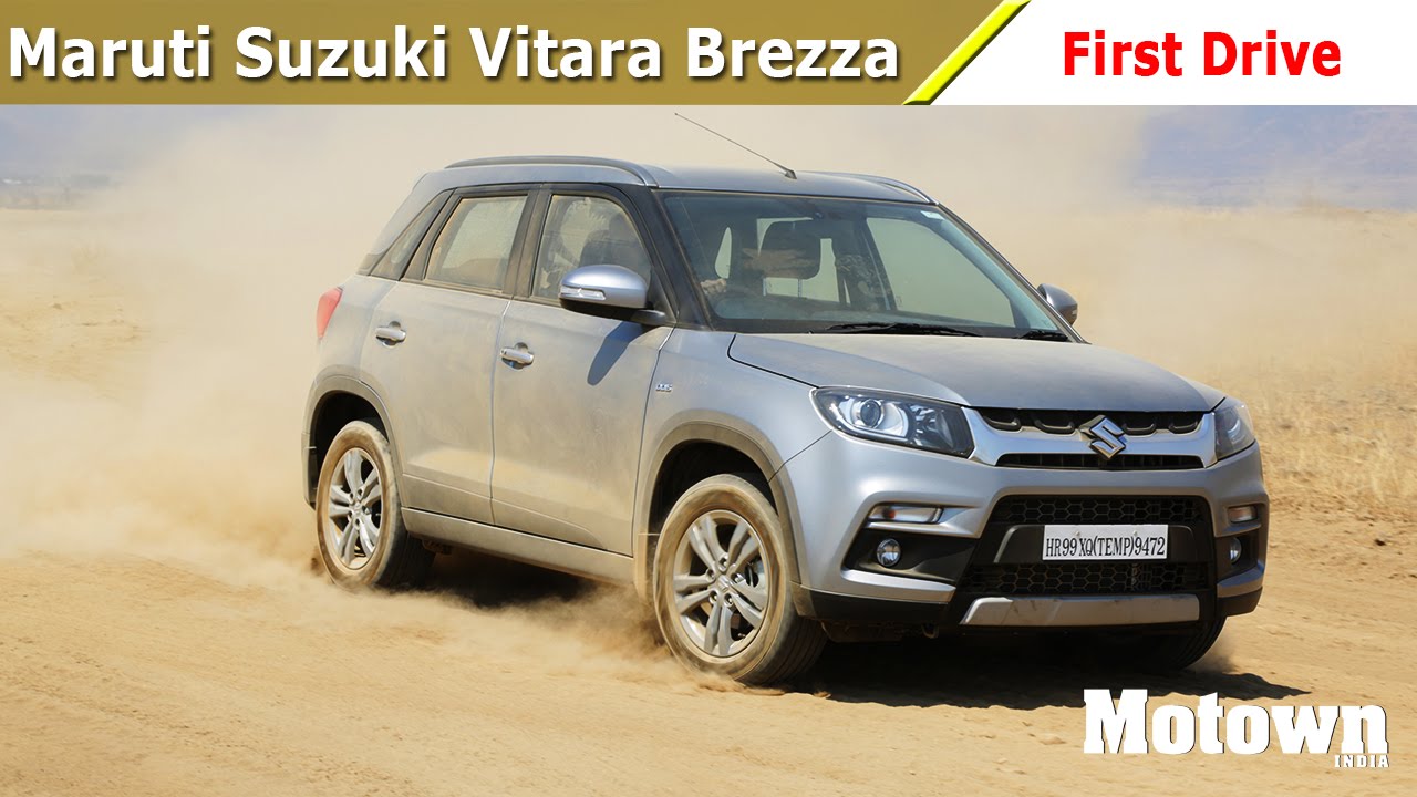 Maruti Suzuki Vitara Brezza | First Drive | Review | Motown India - YouTube