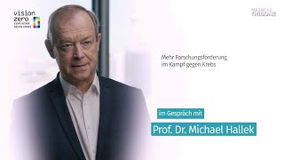 More research funding in the fight against cancer | Prof. Dr. Michael Hallek