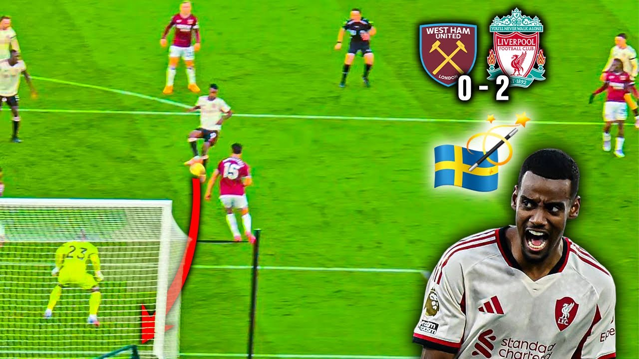 Alexander Isak’s First Goal in a Liverpool Shirt vs West Ham 🇸🇪 ...