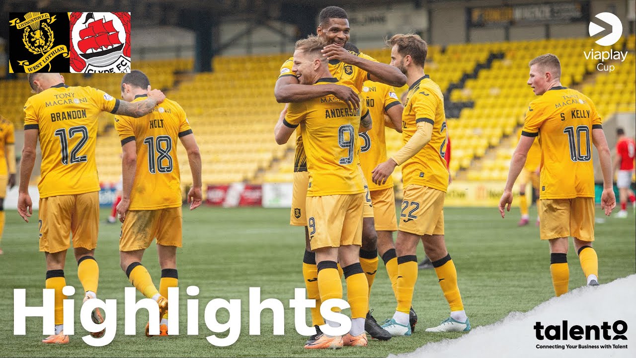 Highlights | Livingston 1-0 Clyde | Viaplay Cup - YouTube
