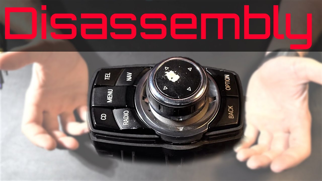 Disassembling a BMW iDrive Controller for Cleaning - YouTube