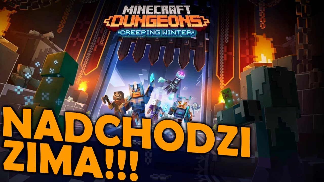 Nadeszła ZIMA!!! Minecraft Dungeons CREEPING WINTER DLC - YouTube