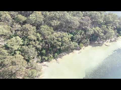 Reflection sky port hacking river - YouTube
