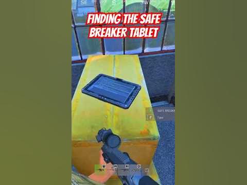search the buildings on elysium island and get the safe breaker tablet ...