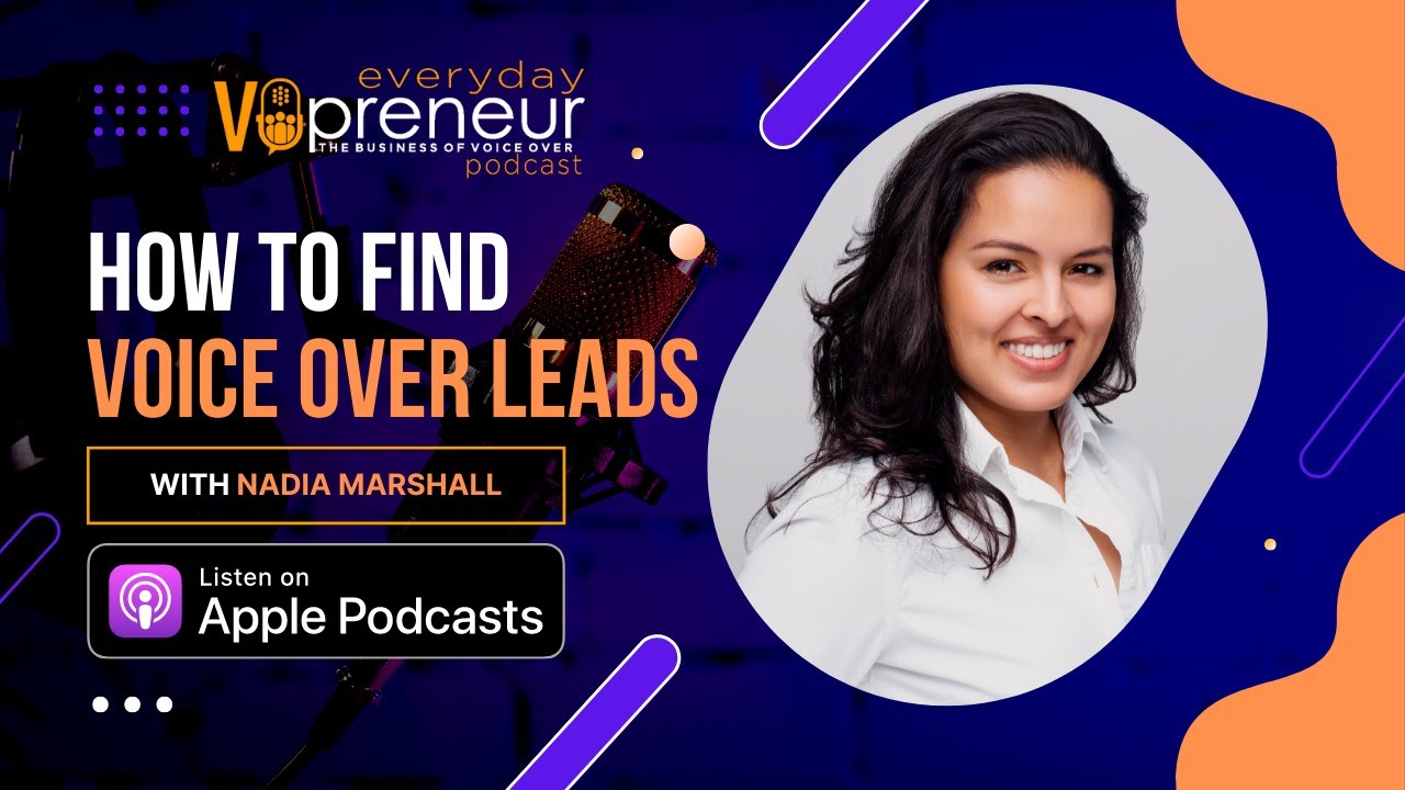How to Find Voice Over Leads with Nadia Marshall - YouTube
