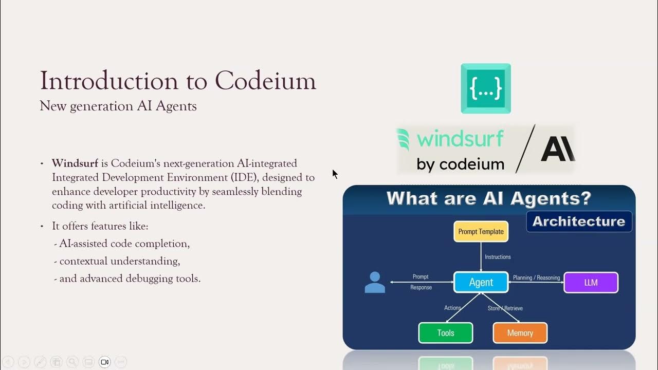 Coding using Codeium’s Windsurf - Presented by Ahmed Métwalli - YouTube