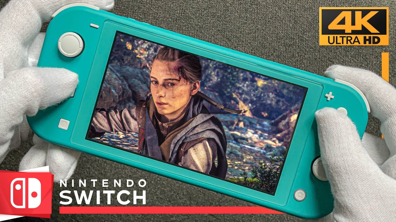 Nintendo Switch Lite Gameplay A Plague Tale: Requiem - Prologue 4K HDR ...