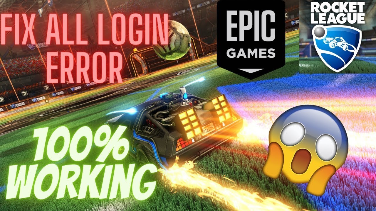 Epic login error fixed🔥 how to login in Epic store for ROCKET LEAGUE ...
