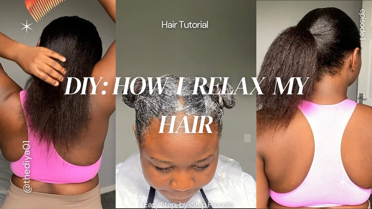 How To Relax Hair At Home |My Relaxer Routine| Beginner Friendly! #diy ...