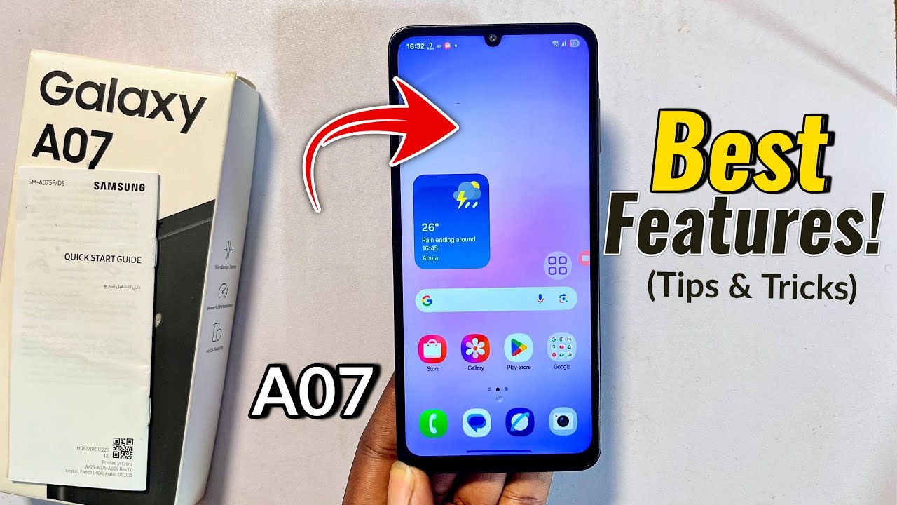 Best Features of the Samsung Galaxy A07 - Tips and Tricks! - YouTube