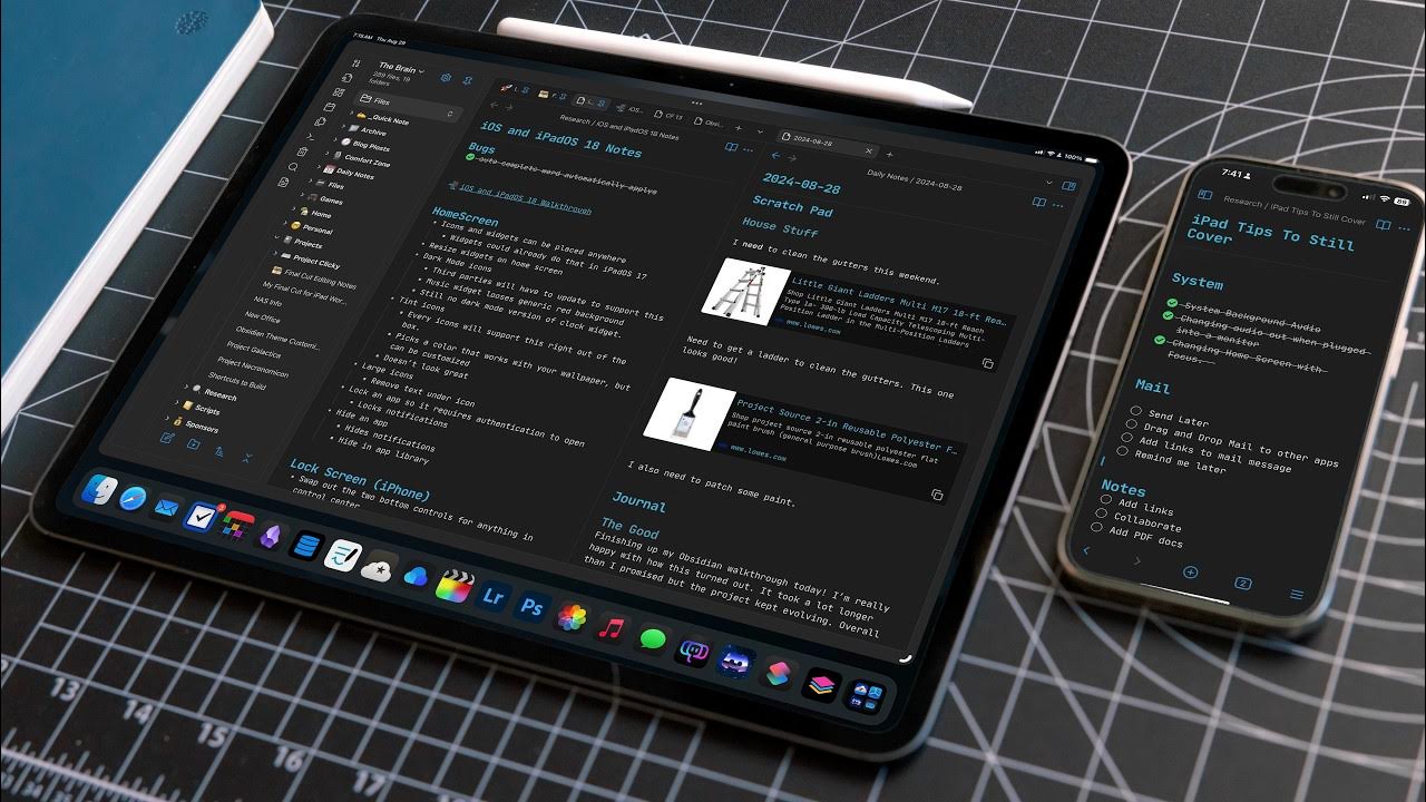 My Obsidian Setup: Note Taking and Writing - YouTube