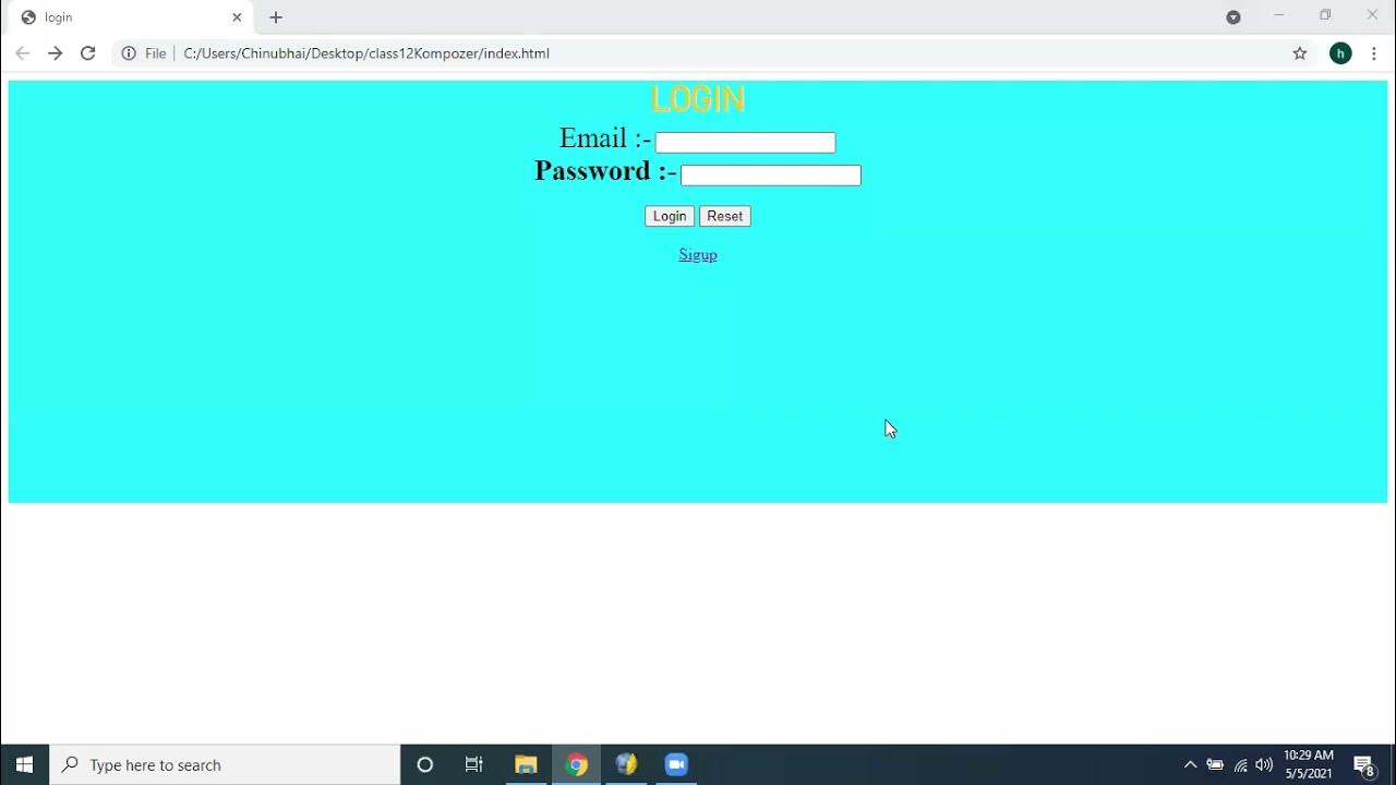 Class 12th GSEB Computer Chapter - 3 Creating Website||How to Create A Website Using Kompozer ...