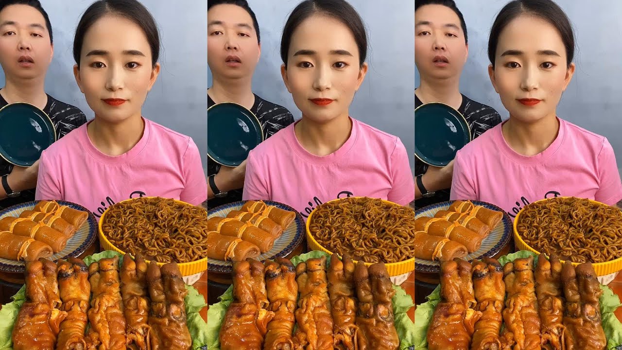 ASMR MUKBANG EATING SOUNDS | Eat normally without wasting food #039 ...