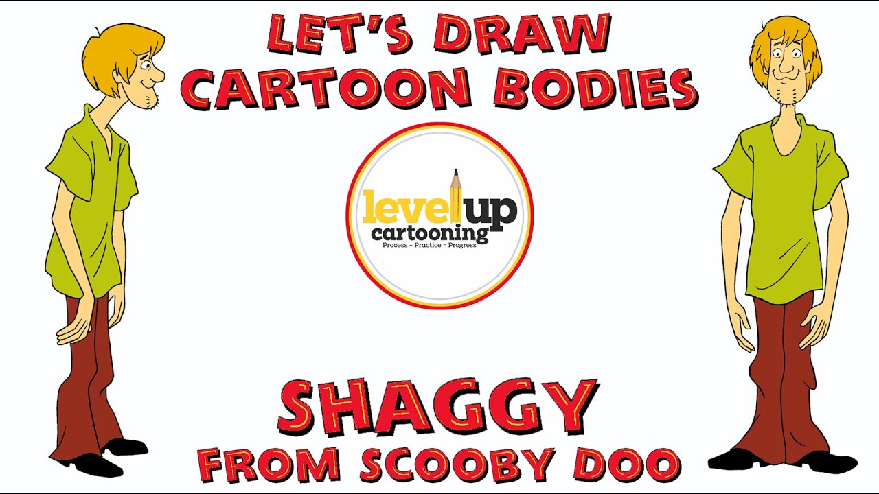 Lets Draw Cartoon Bodies-Shaggy | Scooby Doo - YouTube