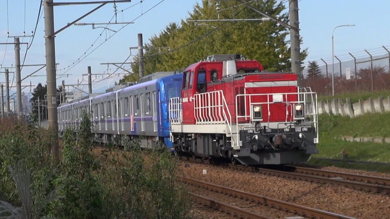 東京メトロ18000系 18104F 甲種輸送 相模原～矢部駅間 - YouTube