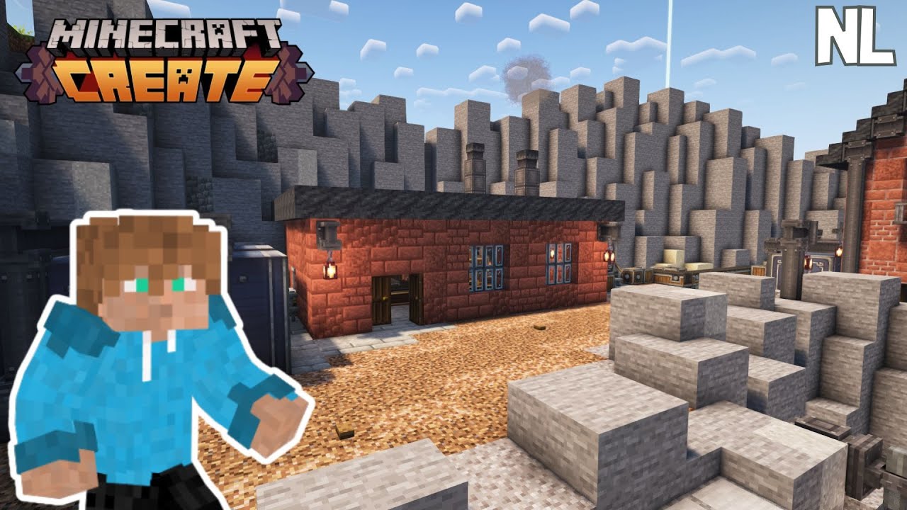 Ik Bouw een Baksteenfabriek in Minecraft Create! - YouTube