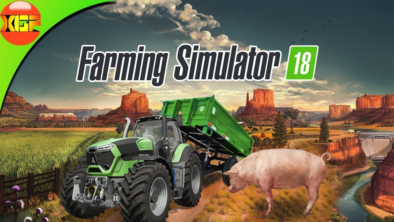 Farming Simulator 18 gameplay #100, Harvesting corn feeding pigs and ...
