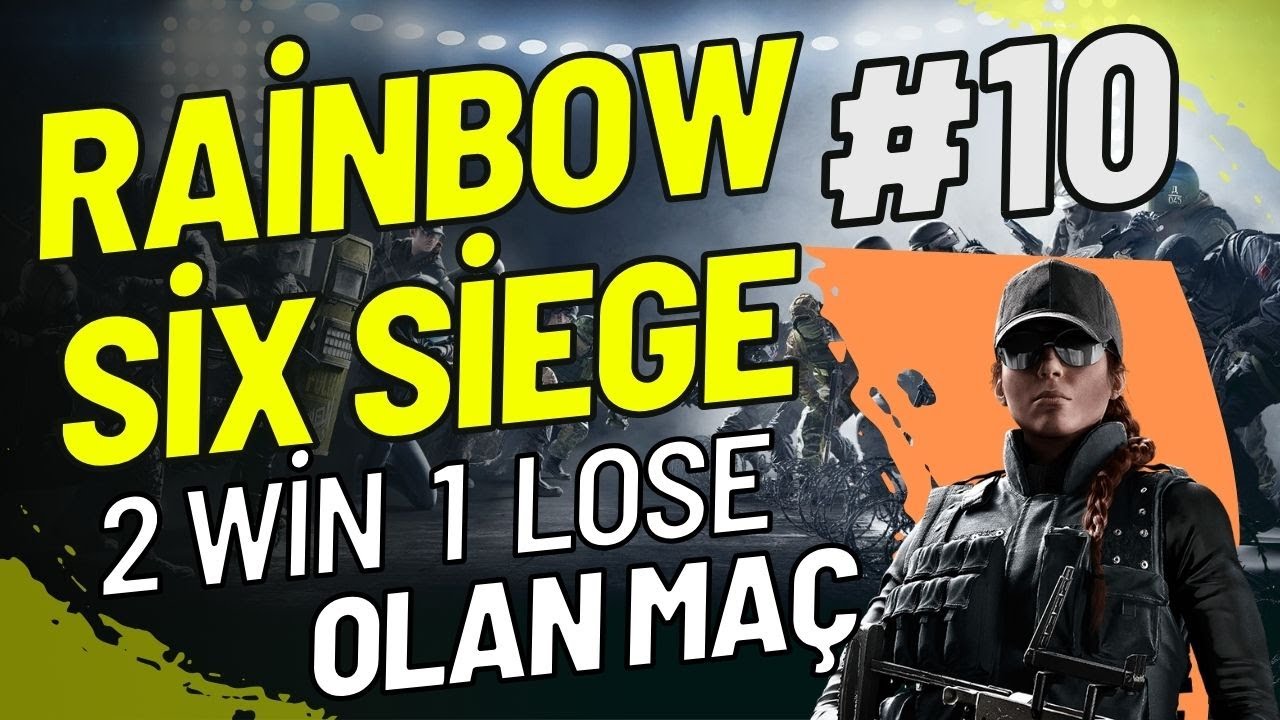 Rainbow Six Siege 2 WİN 1 LOSE OLAN MAÇ! #r6 #r6siege #rainbowsixsiege ...