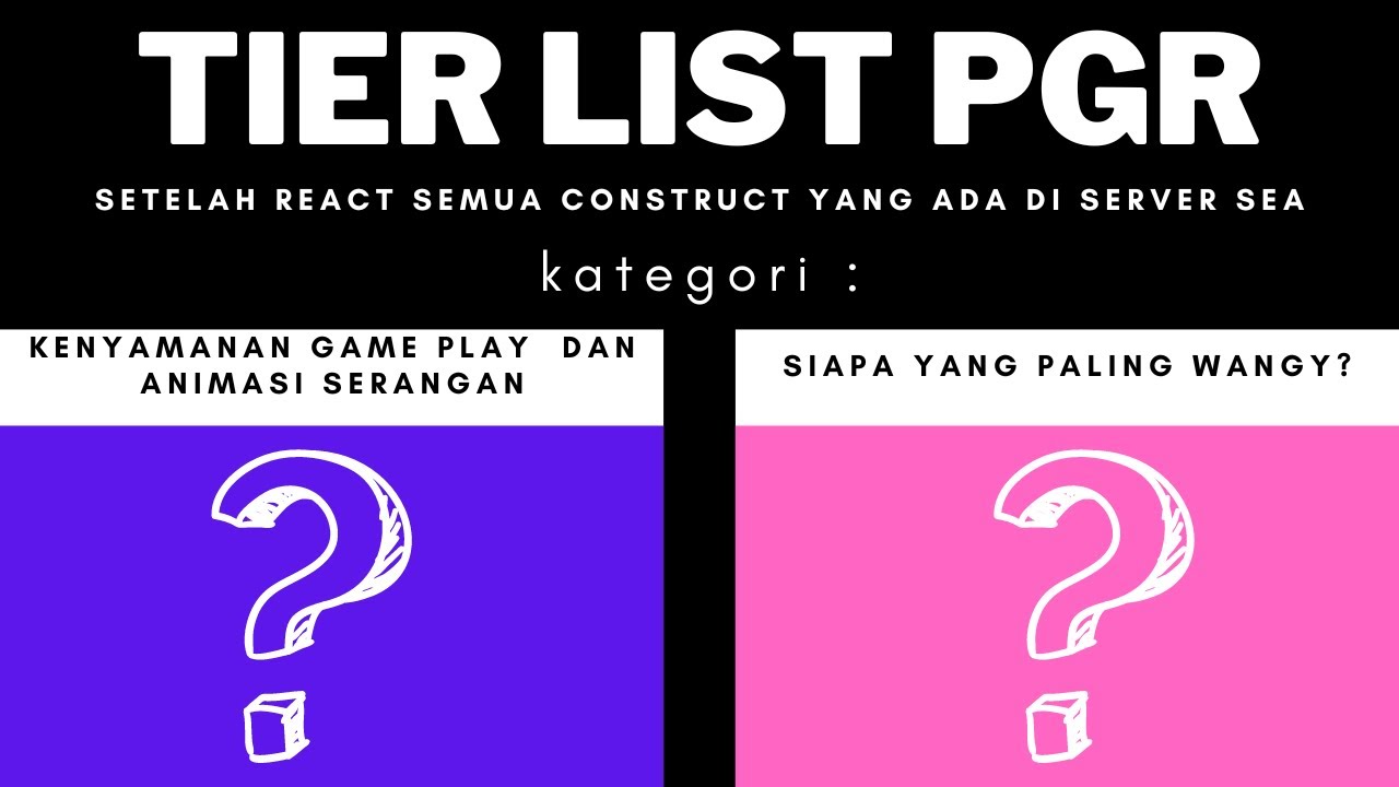 Video Dadakan! Tier List PGR setelah mencoba sendiri semua karakter ...
