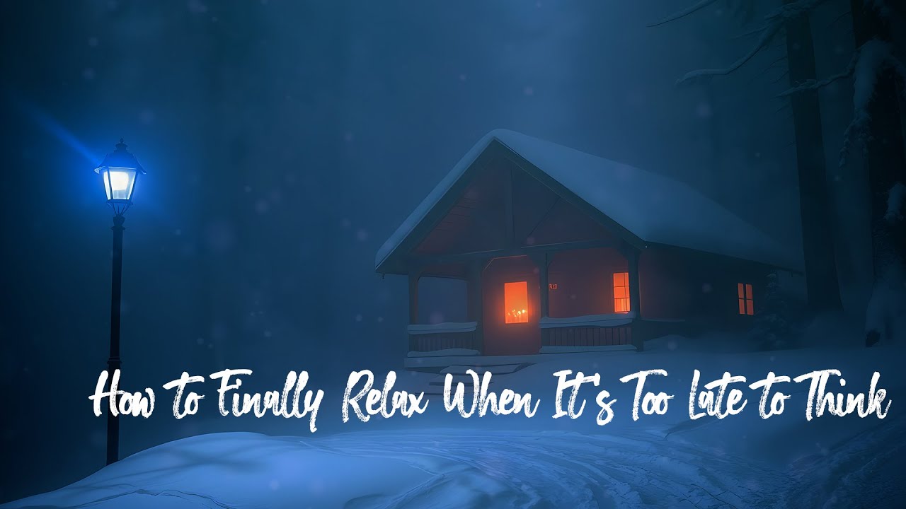 How to Finally Relax When It's Too Late to Think - YouTube