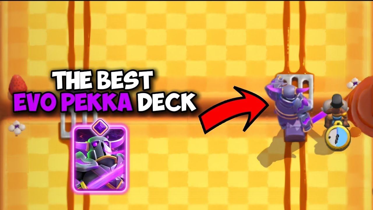 THE BEST EVO PEKKA DECK IN CLASH ROYALE *OP* - YouTube
