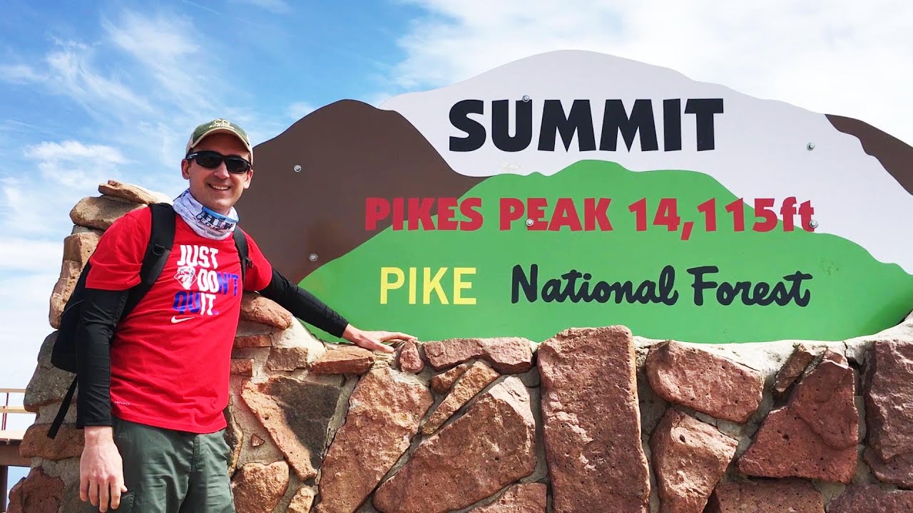 Ron Summits Pikes Peak with Hike For Life - YouTube