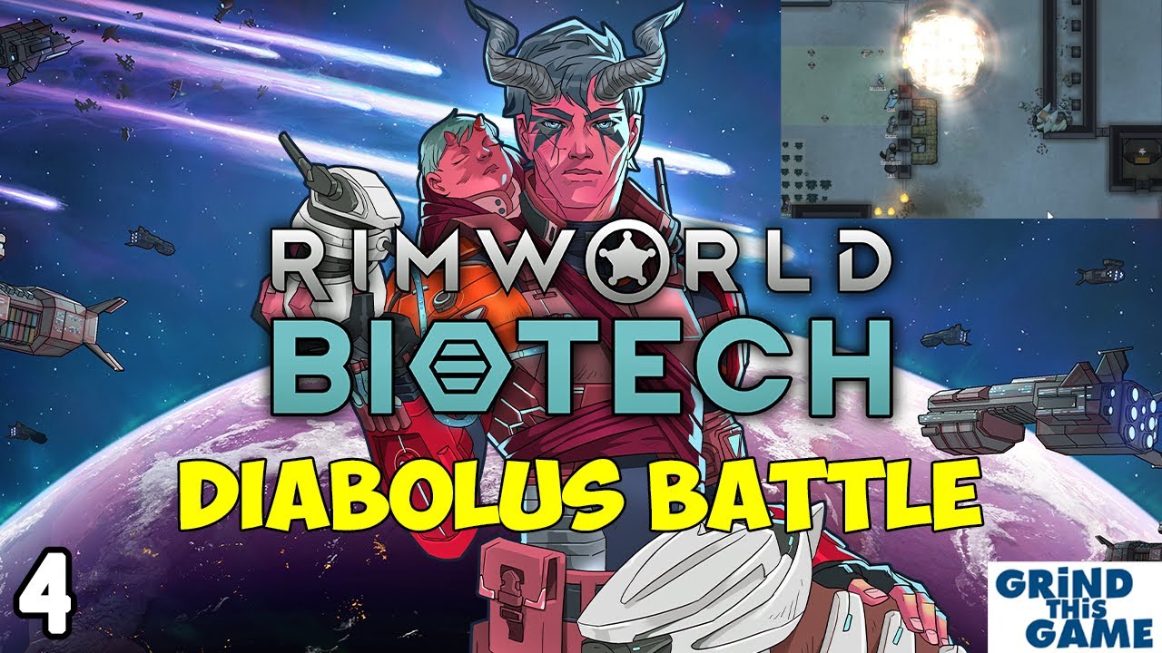 Diabolus Battle To Unlock Larger Mechanoids #4 - Rimworld Biotech DLC ...