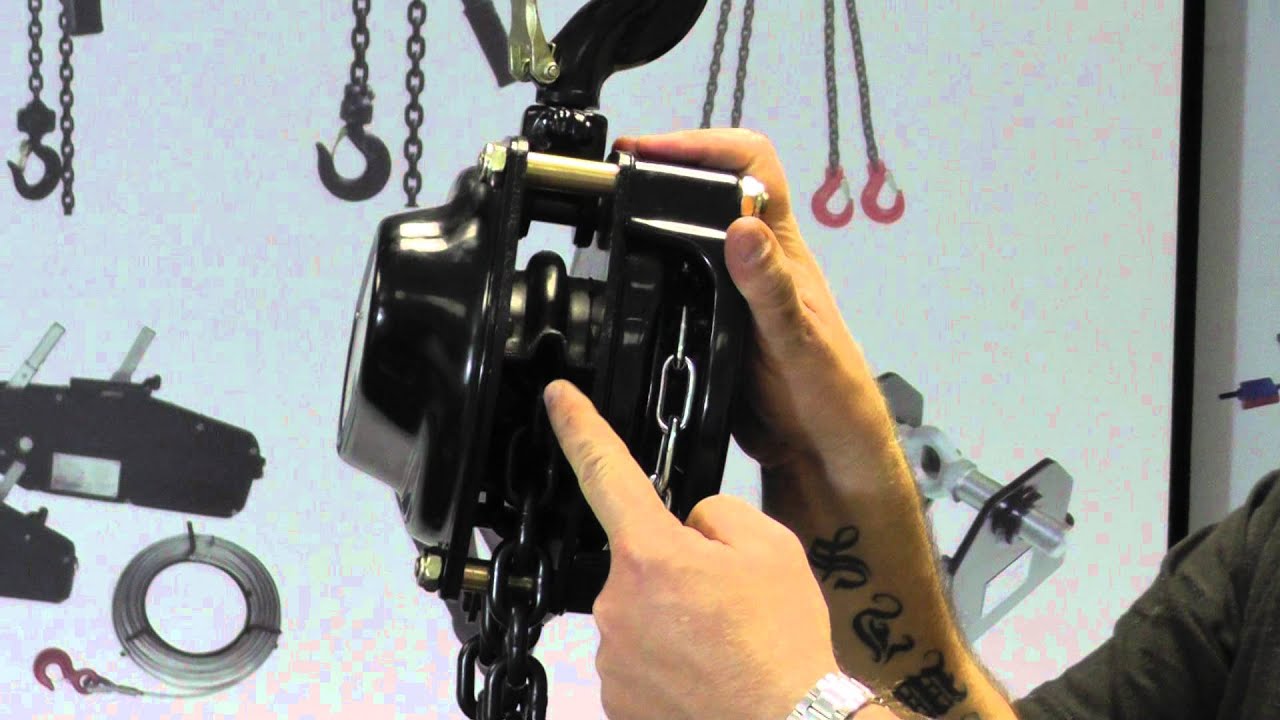 Chainblock 2 tonne LiftinGear by Safety-Lifting.com - YouTube