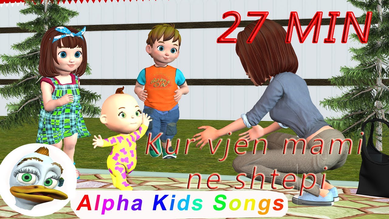KUR VJEN MAMI NE SHTEPI (27 Min) Kenge per femije - YouTube