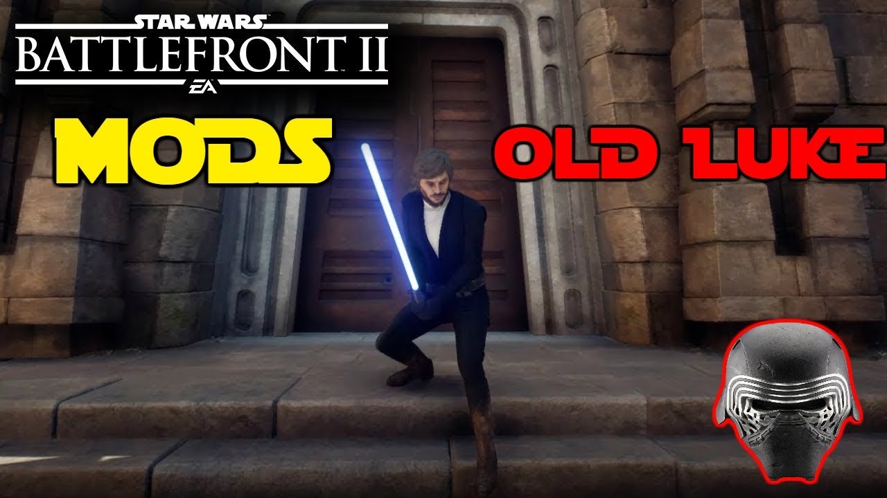 Star Wars: Battlefront 2 MODS | Old Luke Skywalker MOD - YouTube