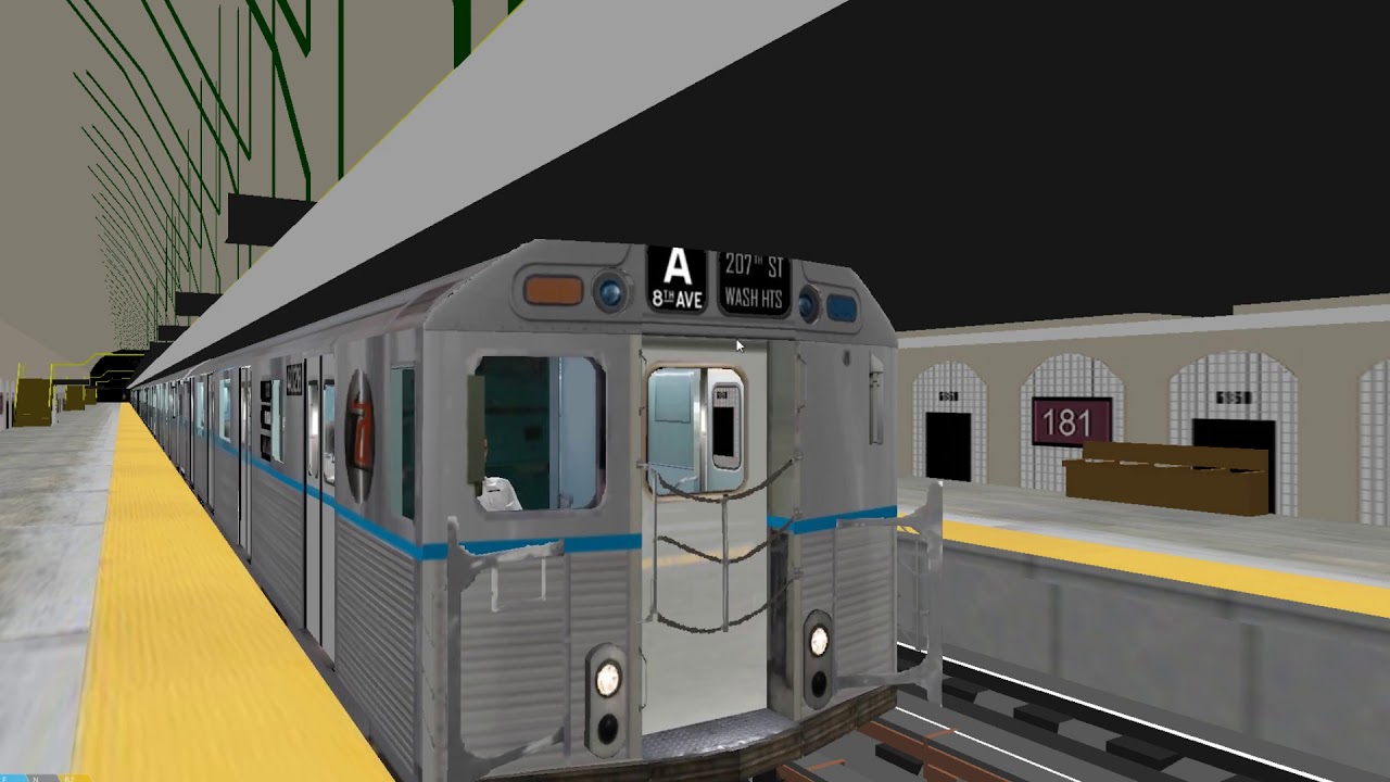 Openbve Rare r38 on A line - YouTube