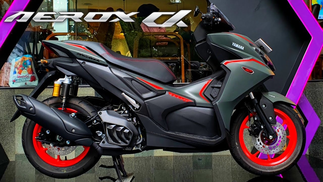 2025 Yamaha AEROX Alpha Turbo (Matte Dark Grey) - The Ultimate MAXi ...