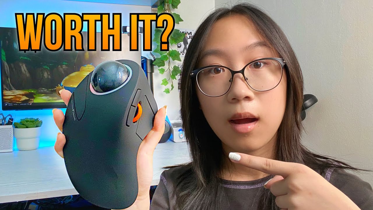 Protoarc Em03 Ergonomic Trackball Mouse Plus Em01 Comparison Youtube