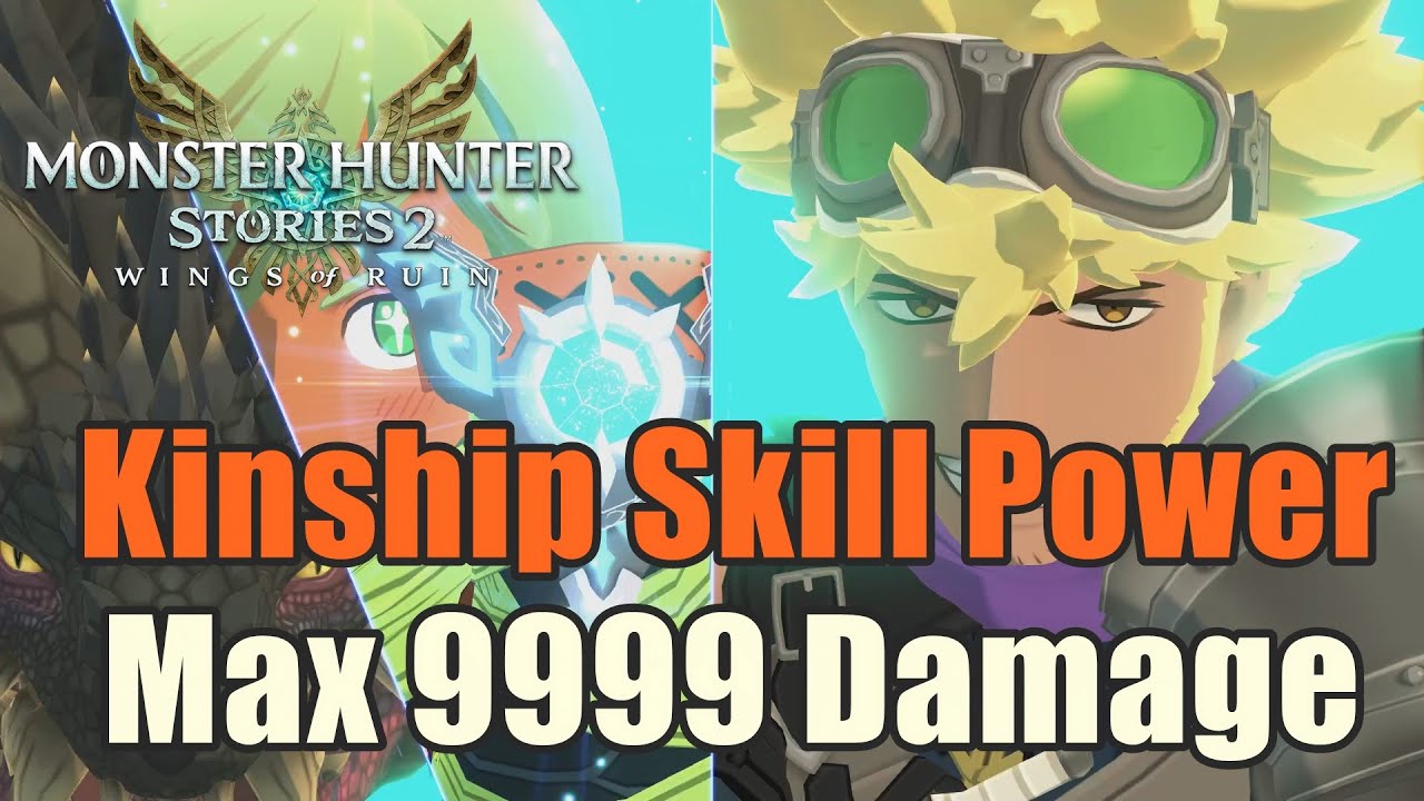 MHS 2 - Max 9999 Damage Kinship Skill Power Showcase l Monster Hunter ...