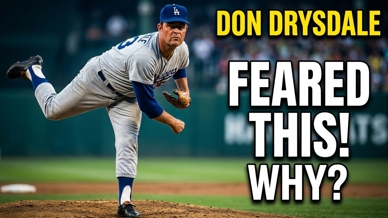 Don Drysdale vs Every Batter | Why Hitters Feared Him - YouTube