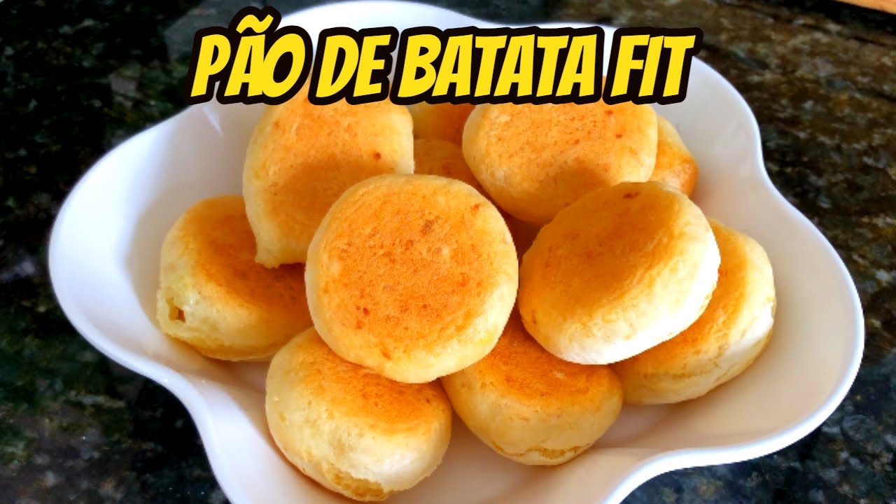 PÃO DE BATATA FIT - RECEITA BARATA E MUITO FÁCIL DE FAZER - YouTube