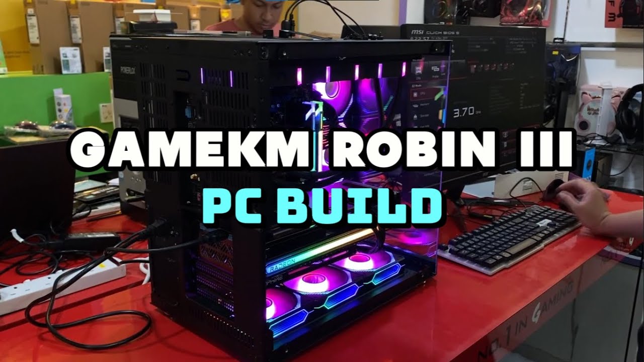 GAMEKM ROBIN III + Ryzen 5 7500F + Radeon RX 7800XT #pcgaming #pcbuild ...