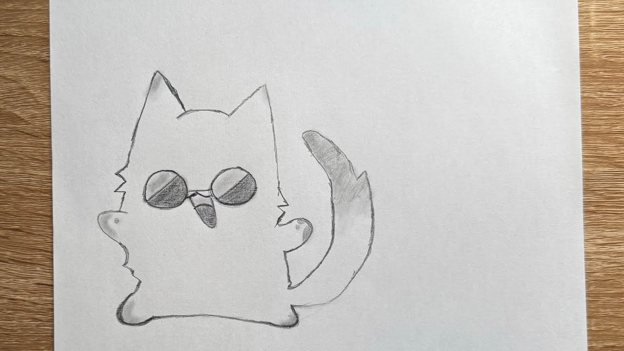 HowTo Draw Gojo Satoru Cat Step By Step || How To Draw Cute Gojo Cat ...