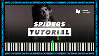 SPIDERS | Lola Young | Piano Tutorial | Cover + Sheet Music Chords ...