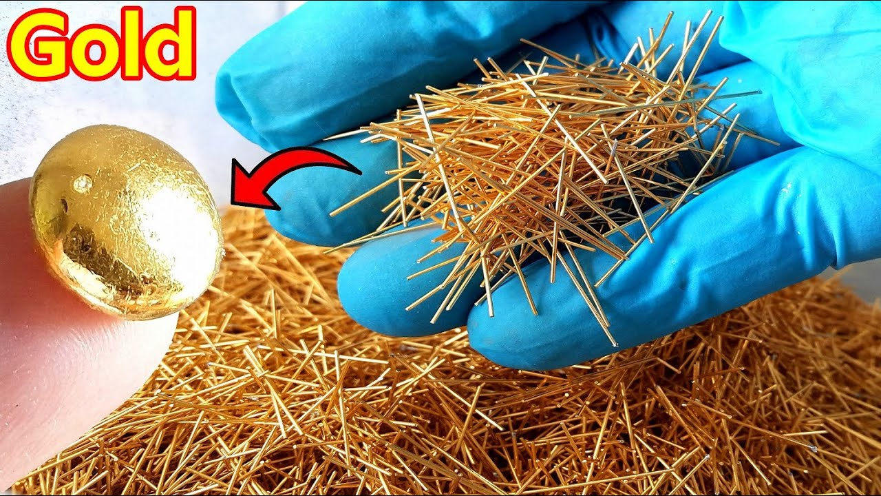 how to gold extraction from scrap electronics gold plated pins use gold ...