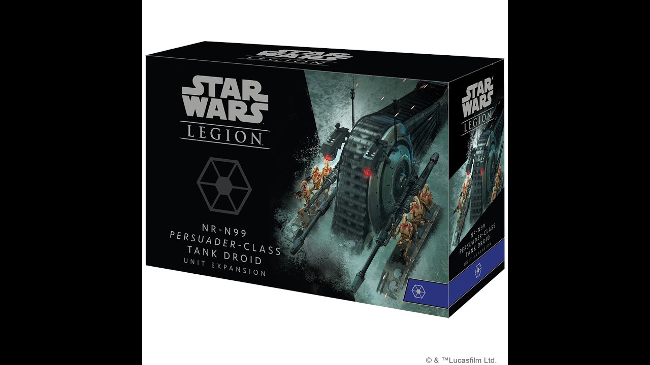 Star Wars Legion Persuader Class Tank Unboxing - YouTube