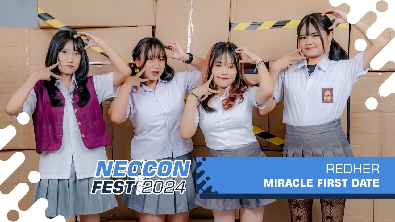 REDHER - MIRACLE FIRST DATE (Jewel Kiss Cover) | LIVE AT NEOCON FEST 2024 - YouTube