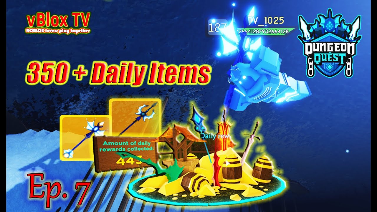 Legendaries?! Daily Rewards Ep. 7 Dungeon Quest | Roblox - YouTube